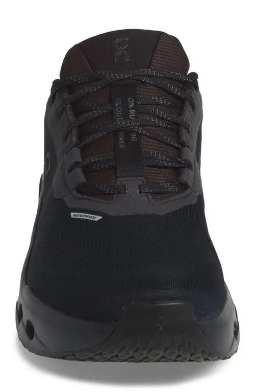 On Cloudrunner 3 Waterproof Running Shoe - Black/black