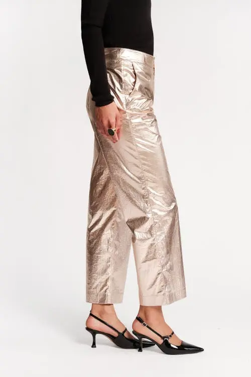 FRANCES VALENTINE Coleman Metallic Pant