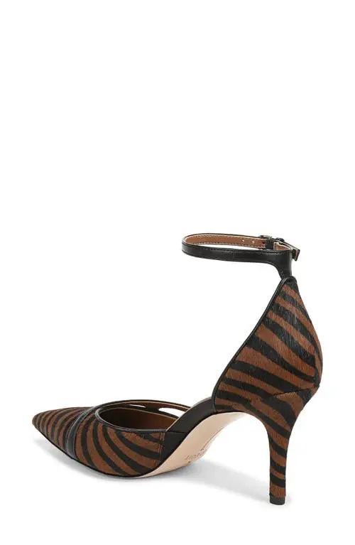 27 EDIT NATURALIZER Bliss Pointed Toe D'orsay Pump - Brandy Zebra