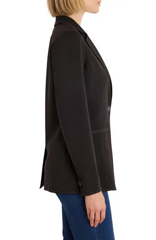 NIC+ZOE Accent Stitch Stretch Blazer