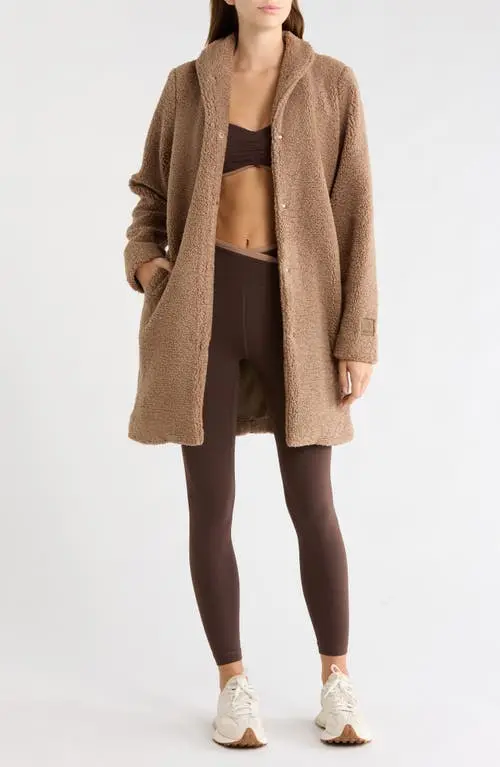MPG Berber Faux Shearling Long Coat