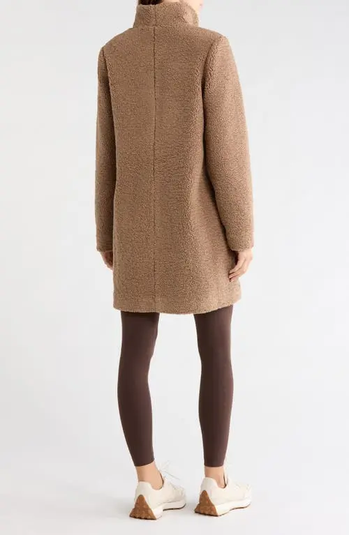 MPG Berber Faux Shearling Long Coat
