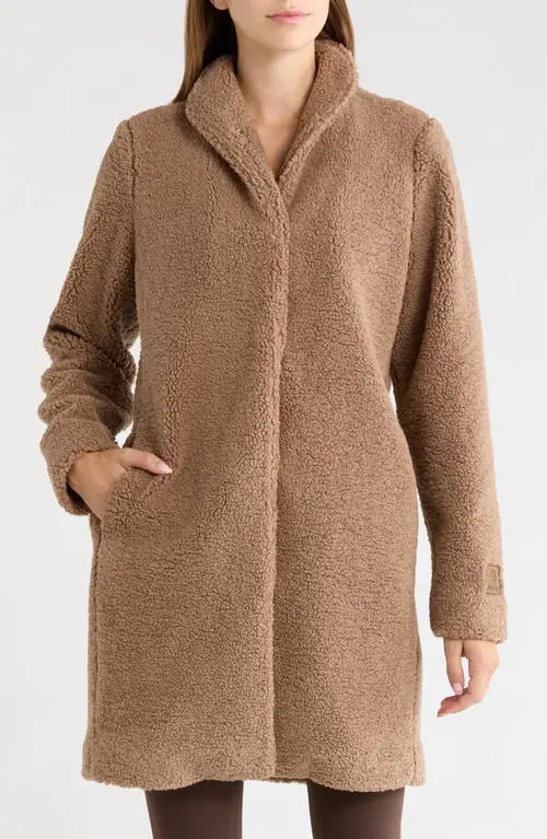 MPG Berber Faux Shearling Long Coat