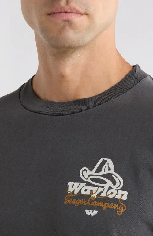 SEAGER CO Lasso Lash Cotton Graphic T-shirt