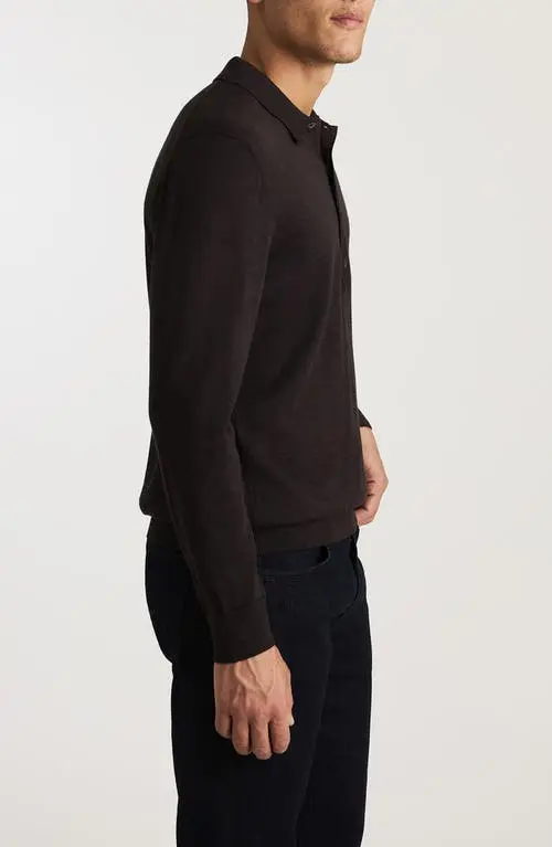 MAVI Long Sleeve Wool Polo Sweater