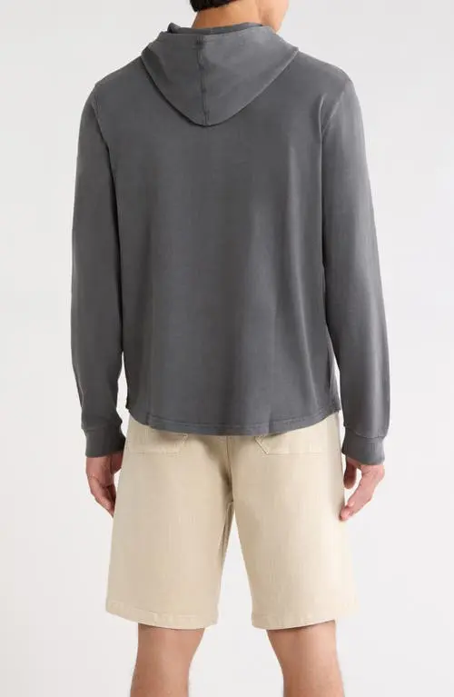 Marine Layer Lux Slub Organic Cotton Long Sleeve Hoodie