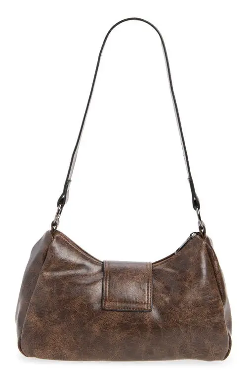 Bp. Faux Leather Buckle Mini Bag