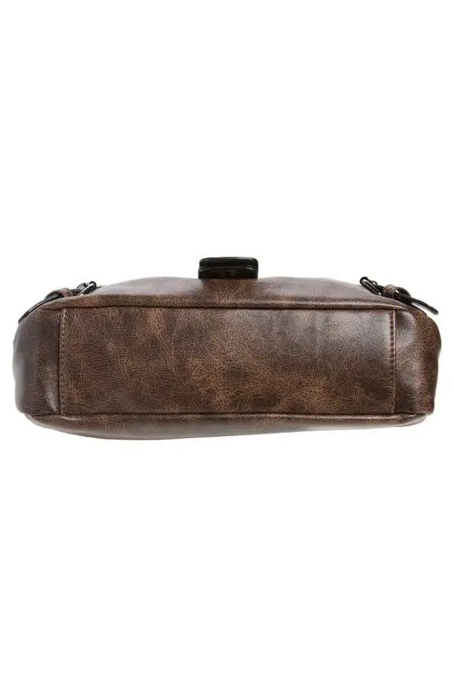 Bp. Faux Leather Buckle Mini Bag
