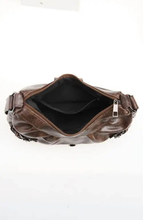 Bp. Faux Leather Buckle Mini Bag