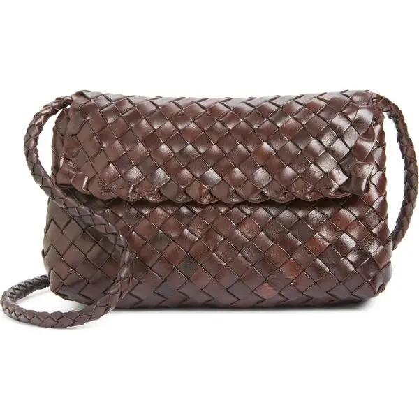 LOEFFLER RANDALL Vinnie Woven Leather Crossbody Bag