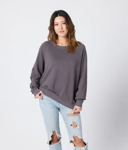 KNOWN SUPPLY Raglan Sweatshirt - Charcoal