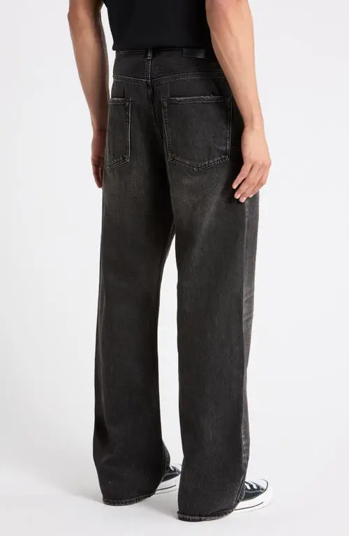 PURPLE BRAND Logo Embroidered Relaxed Jeans