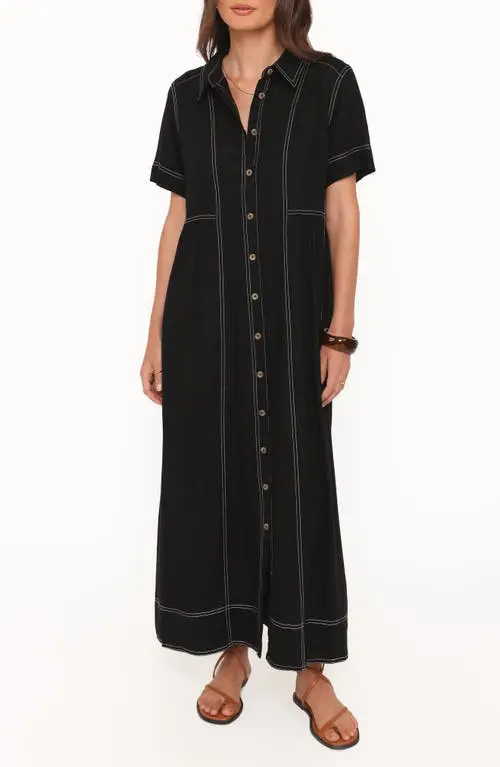 PETAL & PUP Wickson Contrast Stitch Maxi Dress