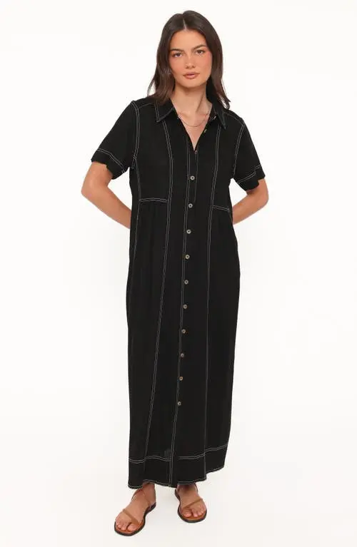 PETAL & PUP Wickson Contrast Stitch Maxi Dress