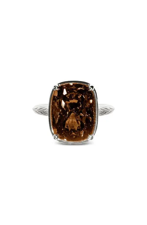 Sterling Forever Sterling Cubic Zirconia Elongated Cushion Ring - Silver