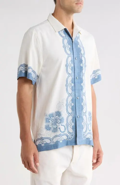 Tommy Bahama Life Of The Rodeo Silk Camp Shirt
