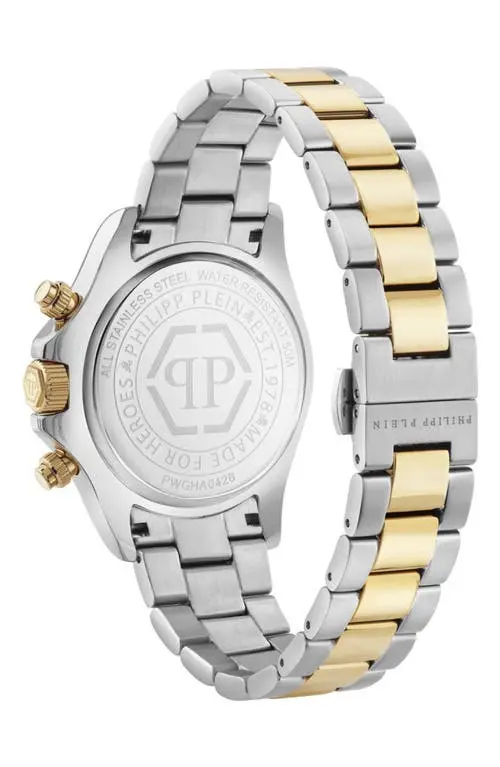 Philipp Plein Nobile Chronograph Bracelet Watch - Two Tone