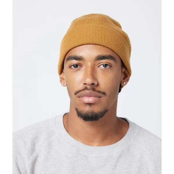 KNOWN SUPPLY Fitted Cuff Beanie - Turmeric