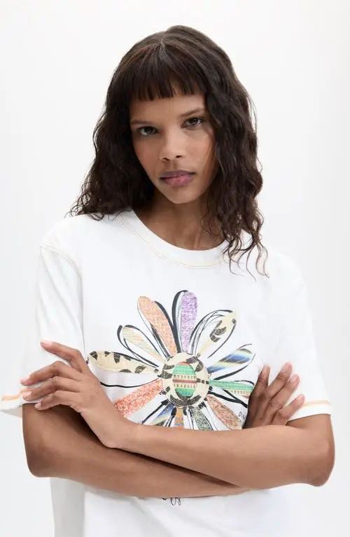 Desigual Graphic Cotton T-shirt