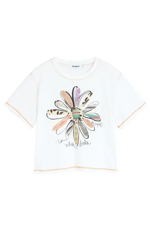 Desigual Graphic Cotton T-shirt