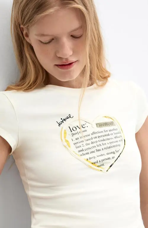 Desigual Loveable Graphic T-shirt