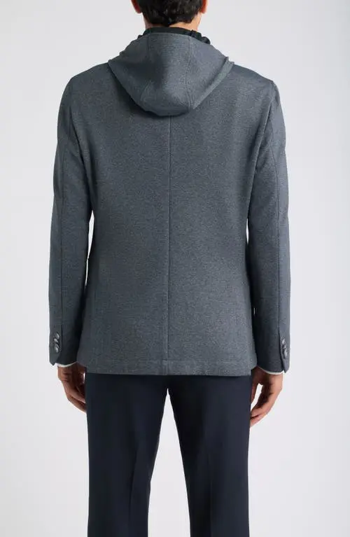 BOSS Hanry Jersey Sport Coat With Hooded Bib