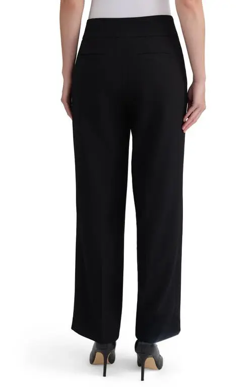 KASPER Tab Waist Wide Leg Pants