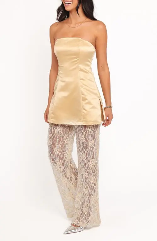 PETAL & PUP Oxley Strapless Jumpsuit