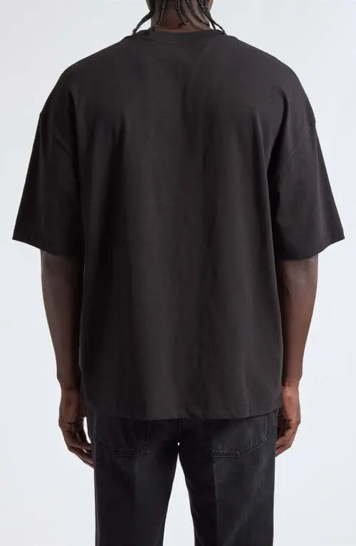 Amiri Collegiate Logo Boxy Fit Cotton Graphic T-shirt