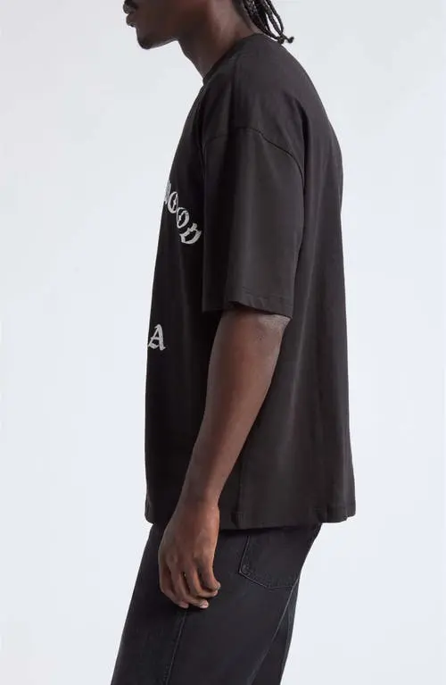 Amiri Collegiate Logo Boxy Fit Cotton Graphic T-shirt