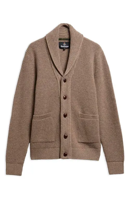 Barbour Hartland Shawl Collar Wool Cardigan
