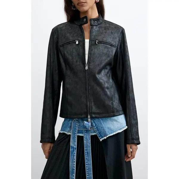 Desigual Faux Leather Jacket