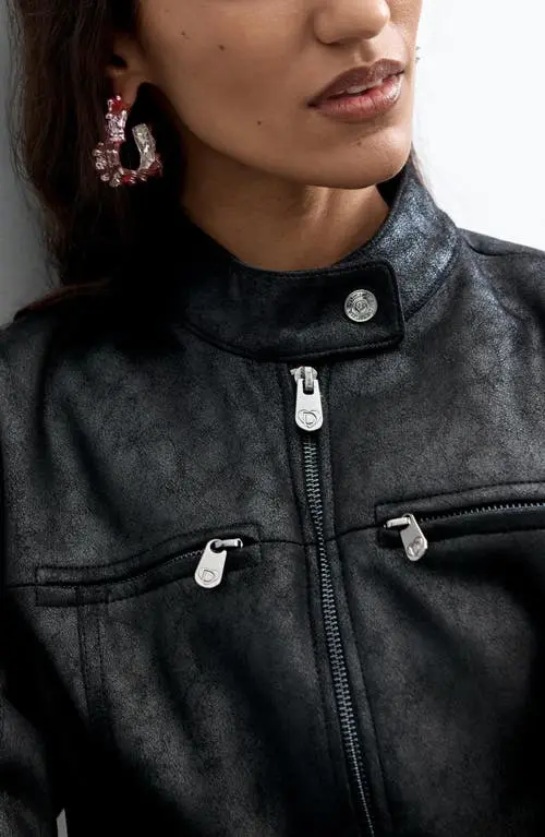 Desigual Faux Leather Jacket