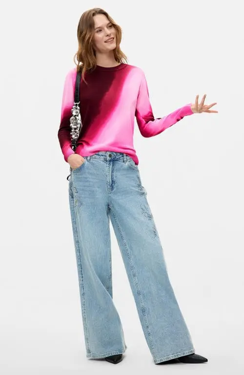 Desigual Ombre Crewneck Sweater