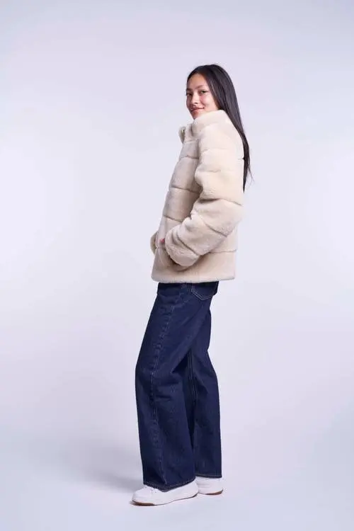 BLUE DUCK Horizontal Shearling Jacket