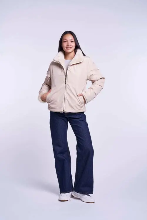 BLUE DUCK Horizontal Shearling Jacket
