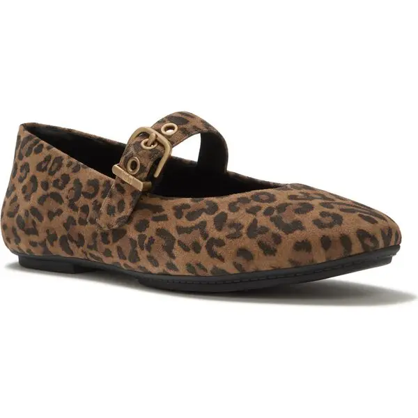 Fitflop Delicato Suede Leopard Mary Janes