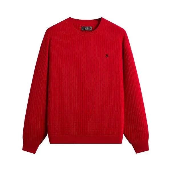 Kith Basketweave Tilden Crewneck Sweater 'fame
