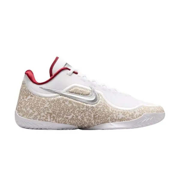 Nike Lebron 23 Laser Pe Metallic Silver Team Red