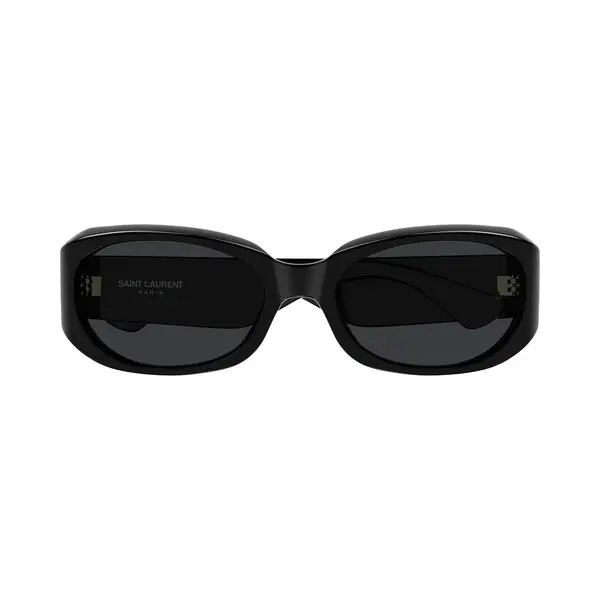 Saint Laurent Oval Sunglasses With Injection Frames
