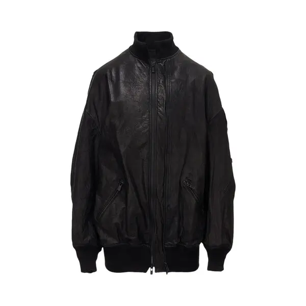 Y’s Soft Leather Double Zip Blouson