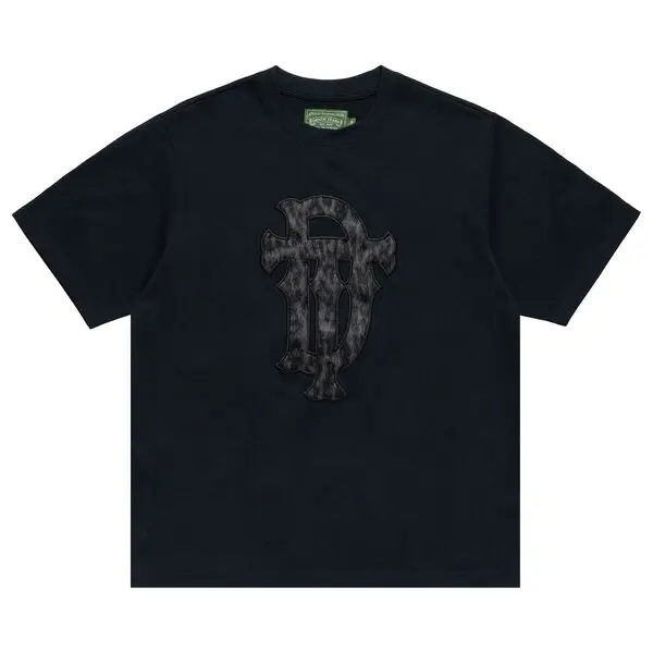 DENIM TEARS Faux Fur Leopard Tee