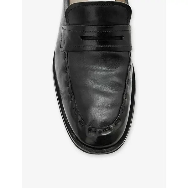ALLSAINTS Jules Stitch Leather Loafers