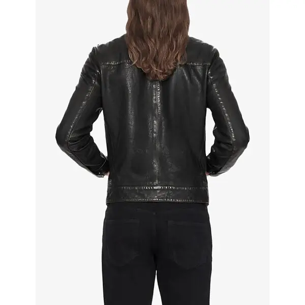 ALLSAINTS Oakland Zip-up Leather Jacket