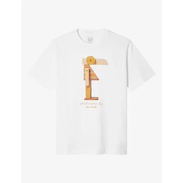 Paul Smith Dream Factory Douglas Printed Cotton T-shirt - White
