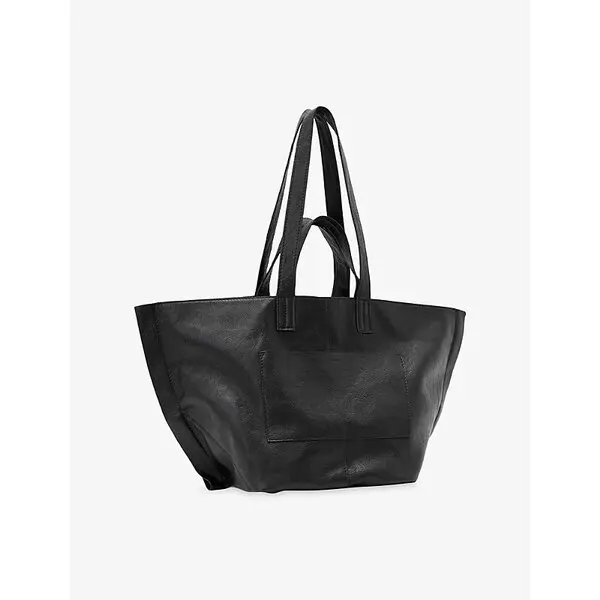 ALLSAINTS Lutece Oversized Leather Tote Bag
