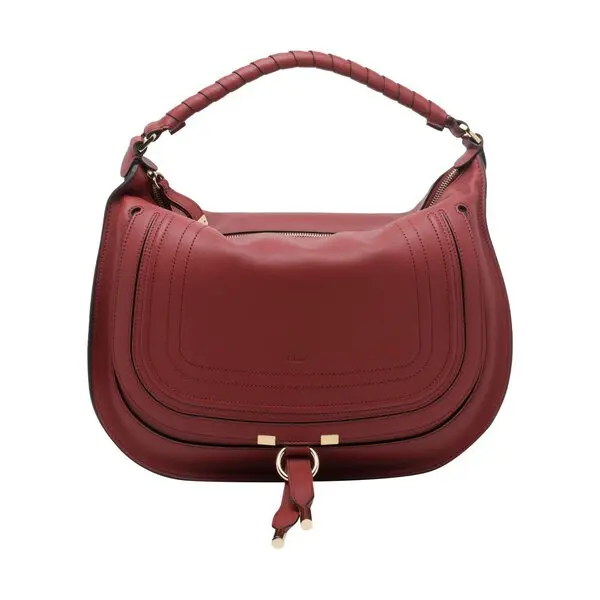 Chloé Marcie Shoulder Bag - Red