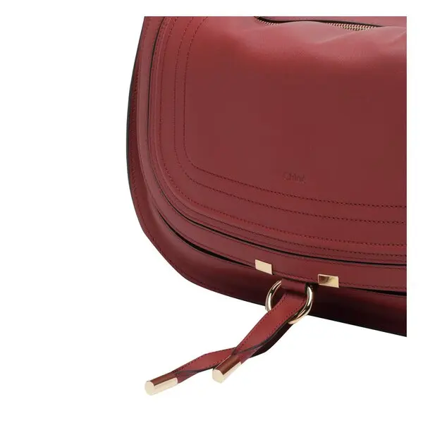 Chloé Marcie Shoulder Bag - Red