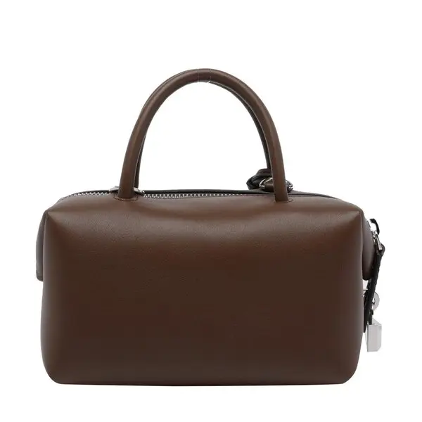 Max Mara 0,3 Cm Holdalls Small Boston Bag - Brown