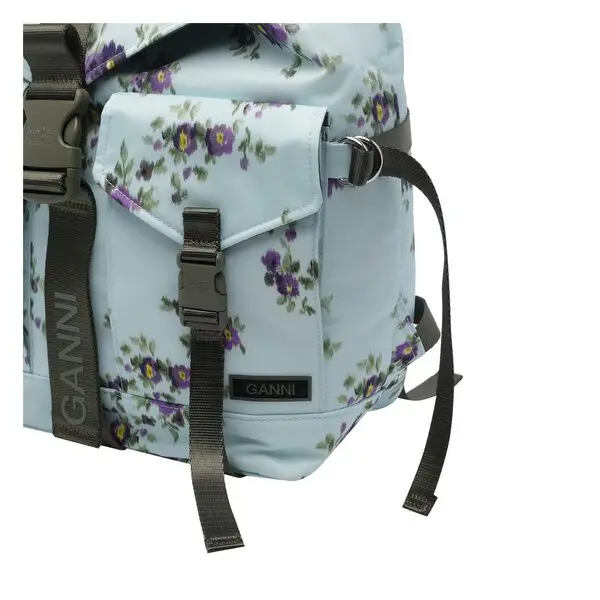 GANNI Re-tech Printed Backpack